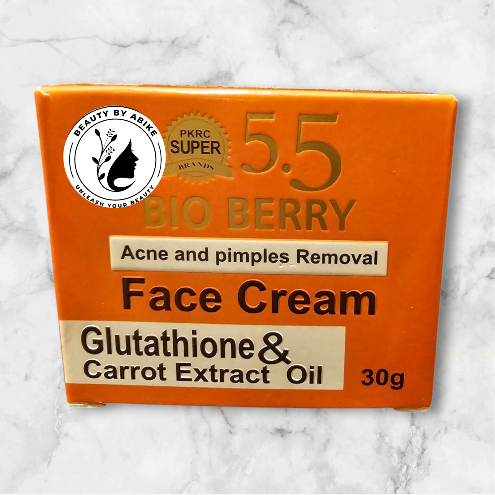 PKRC 5.5 BIO BERRY Face Cream With Glutathione & Carrot Extract Oil ...